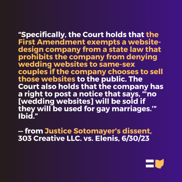 The 303 Creative Decision: Impacts, Realities, and Action - Equality Ohio